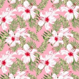 Single Span Flor Hawái Rosa Palo | Parisina