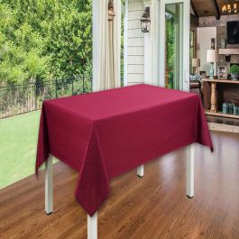 Mantel Decorativo Embozado Rojo Rectangular | Hogar Parisina