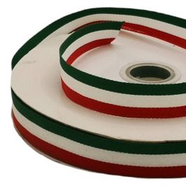 Liston Popotiillo Patrio Tricolor 18 mm | Mercería Parisina