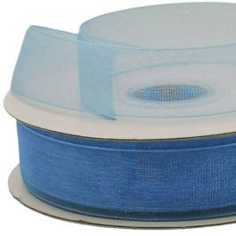 Listón De Organza Liso Turquesa #5 | Mercería Parisina