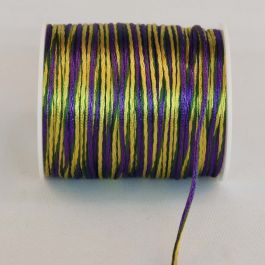 Cordón Cola de Rata Multicolor Morado 3 mm | Mercería Parisina