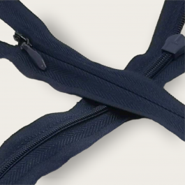 Cierre Invisible Azul Marino 35 cm | Mercería Parisina