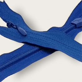 Cierre Invisible Azul Rey 55 cm | Mercería Parisina