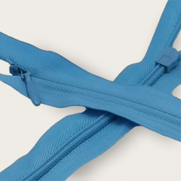 Cierre Invisible Azul Turquesa 55 cm | Mercería Parisina