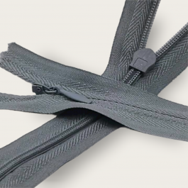 Cierre Invisible Gris Claro 35 cm | Mercería Parisina