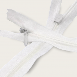 Cierre Invisible Blanco 35 cm | Mercería Parisina