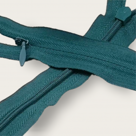 Cierre Invisible Verde Botella 55 cm | Mercería Parisina