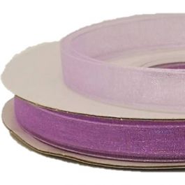 Listón De Organza Liso Lila #0 | Mercería Parisina