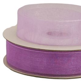 Listón De Organza Liso Lila #5 | Mercería Parisina