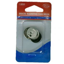Broche Magnetico Para Bolsa Plata | Mercería Parisina
