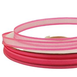 Listón de Organza Satín Liso Rosa #1.5 | Mercería Parisina