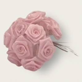 Rosa de listón Rosa Mediana | Mercería Parisina