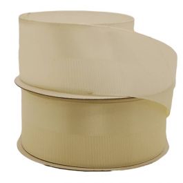 Listón Popotillo con Satín Hueso | Mercería Parisina