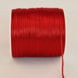 Cordón Cola de Rata Rojo 3 mm | Mercería Parisina