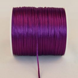 Cordón Cola de Rata Morado 3 mm | Mercería Parisina