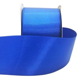 Listón Satinado Liso Azul Rey #22 | Mercería Parisina