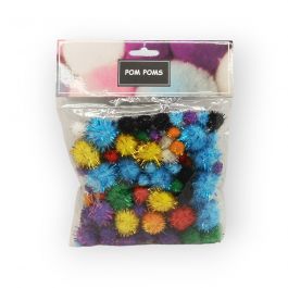 Pom poms Multicolor Iris multitamaño | Mercería Parisina
