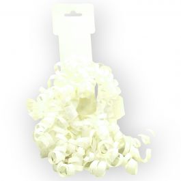 Moño para Regalo c/ adhesivo Liston Curly Blanco | Mercería y ...