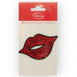 Aplicación Bordada Labios | Mercería y Manualidades Parisina