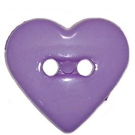 Boton Corazón Orquidea #24 | Mercería Parisina