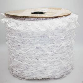 Encaje Valenciano Plisado # 4 Angosto | Mercería Parisina