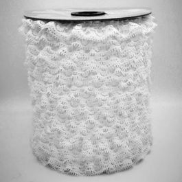 Encaje Valenciano Plisado # 2 Angosto | Mercería Parisina