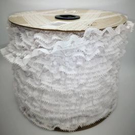 Encaje Valenciano Plisado # 1 Angosto | Mercería Parisina