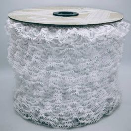 Encaje Valenciano Plisado #5 Mediano | Mercería Parisina