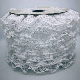 Encaje Valenciano Plisado #2 Ancho | Mercería Parisina