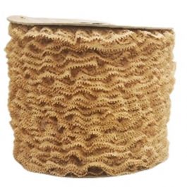 Encaje Valenciano Plisado #3 H165124 Beige 2 Cm | Mercería Parisina