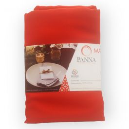 Mantel Decorativo Rectangular Tergal Liso Rojo Liso Grande | Hogar Parisina