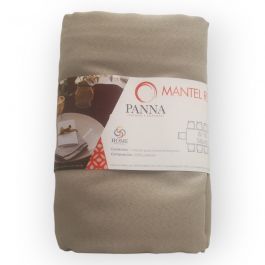 Mantel Decorativo Rectangular Tergal Liso Gris Perla Liso Grande ...