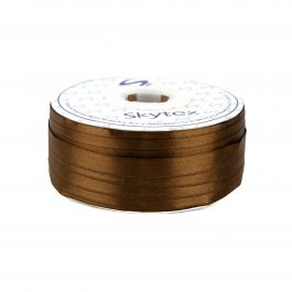 Listón Satinado Liso Café #1 | Mercería Parisina