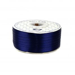 Listón Satinado Liso Azul Marino #1 | Mercería Parisina