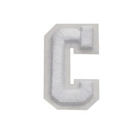 Letra C Blanca | Mercería Parisina