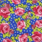 Roma Flor Grande Azul Turquesa | La Parisina